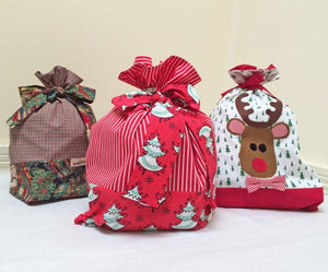 Z FREE PATTERN download -- Santa Sacks & Rudolph Applique – Felicity Sewing Patterns